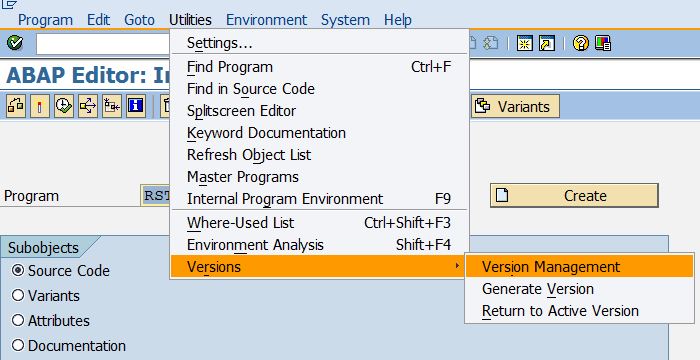 How to Compare ABAP Program Source Code Internally / Remotely
